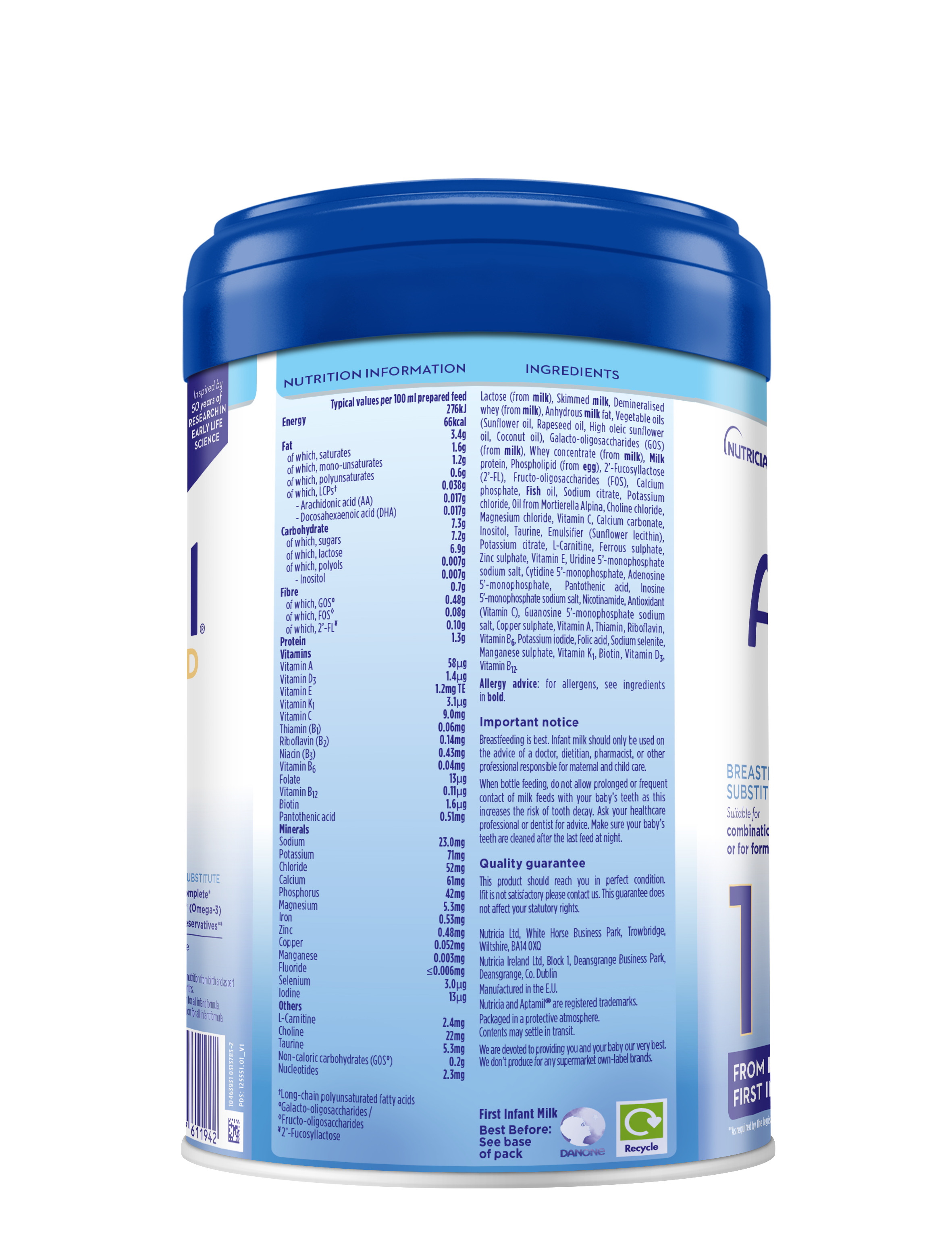 Aptamil® Advanced Infant Formula - 800g Pack | Aptashop