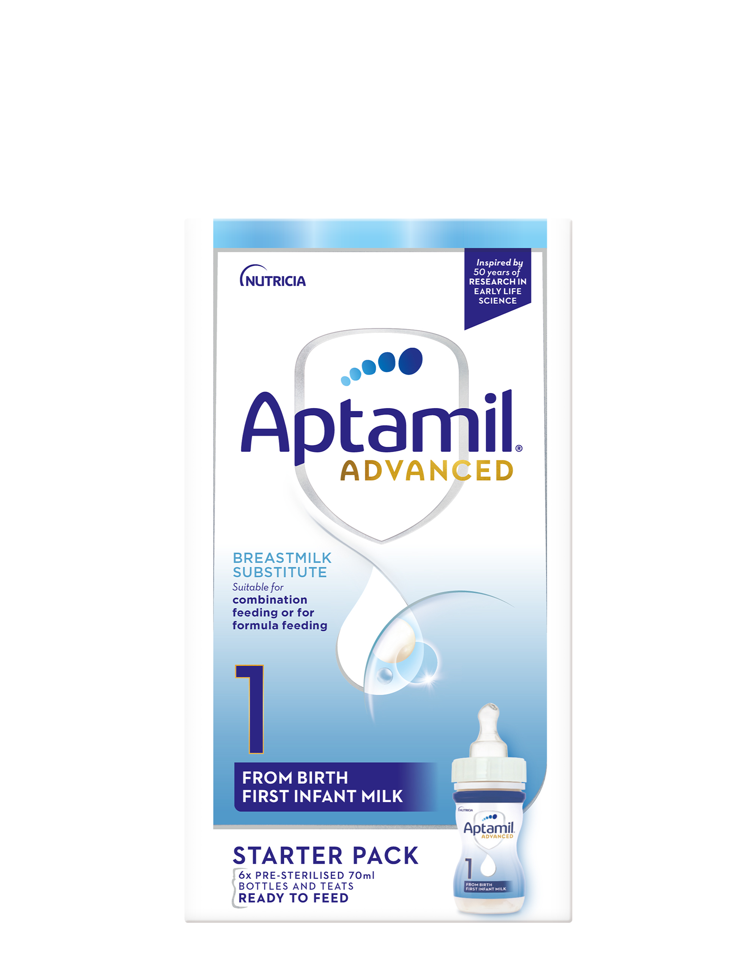 Aptamil® Advanced First Infant Milk - 70ml Starter Pack